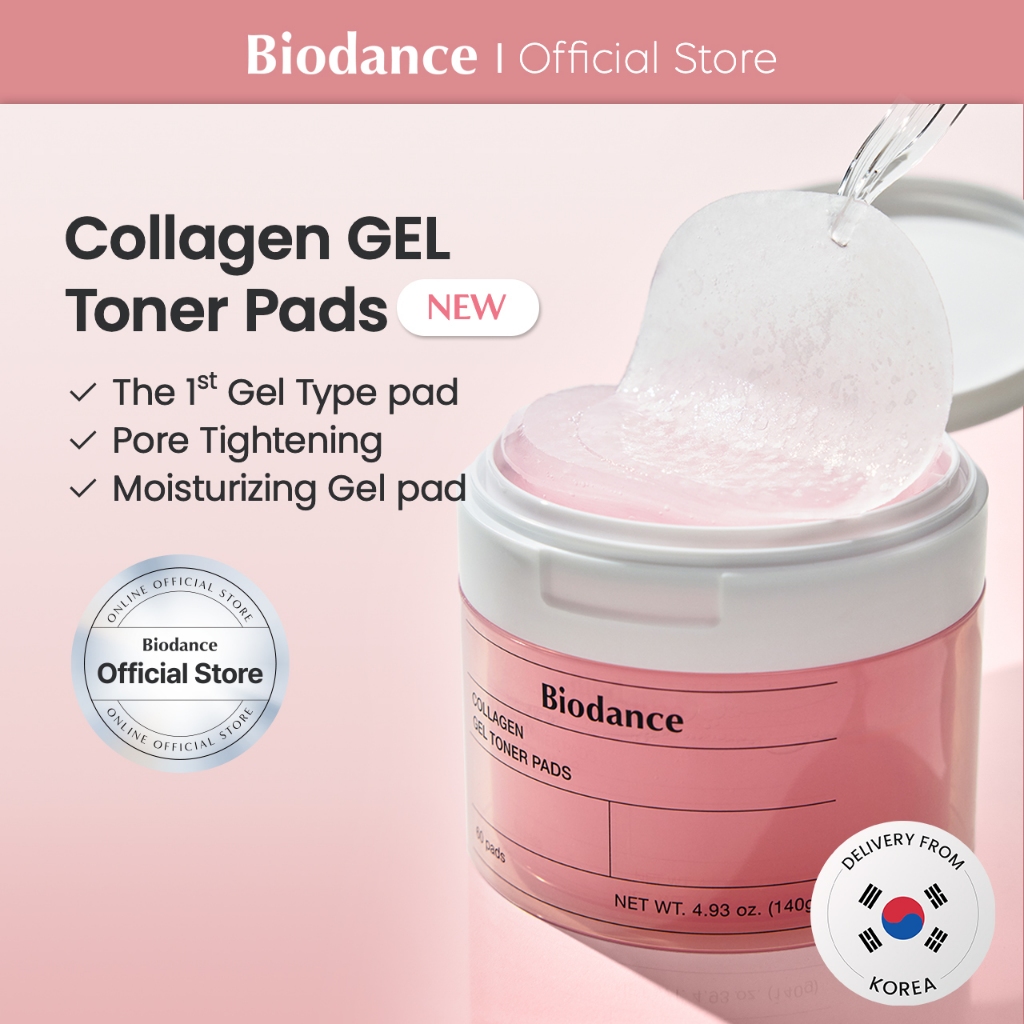 [Biodance Official] Collagen Gel Toner Pad (60pads) | Pore Perfecting ...