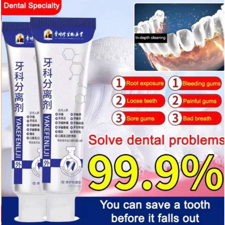 Tooth Separator Desensitizing Toothpaste Loose Teeth Gum Recession ...