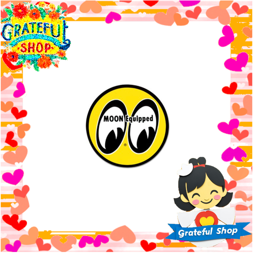 MOONEYES MOON Classic Eyeball Sticker [ QDM001 ] [Direct from Japan ...