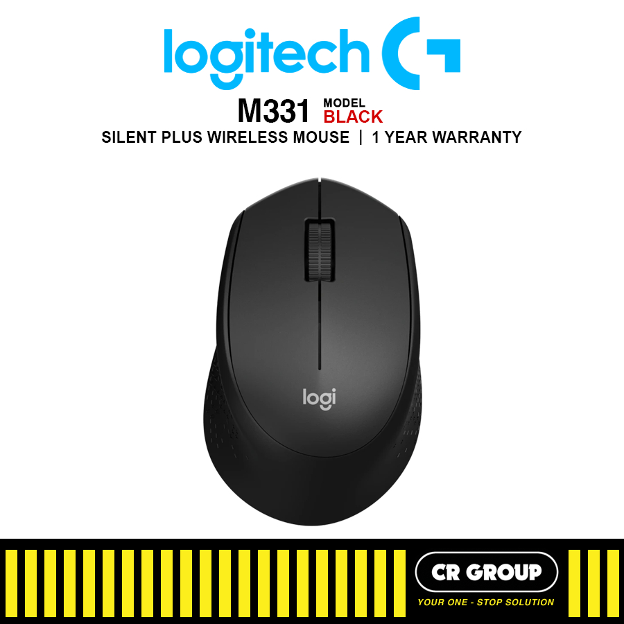 Logitech M331 Silent Plus Wireless Mouse 1000 DPI SilentTouch ...