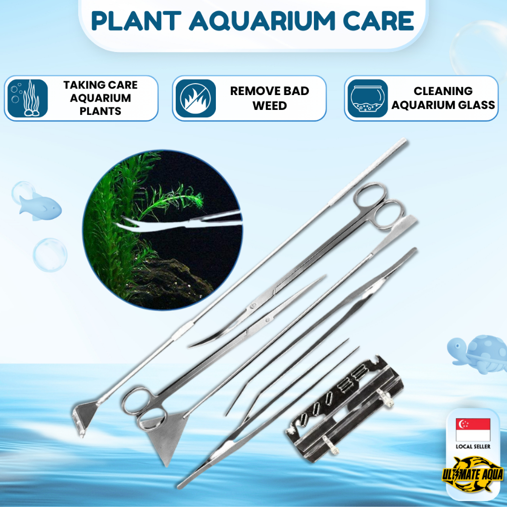 YEE Fish Tank Cleaning Tools, Aquatic Plant Cutters, Aquarium ...