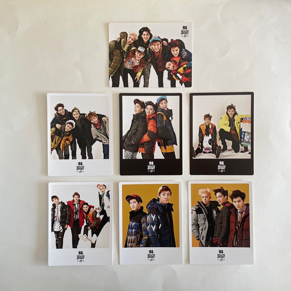 EXO K KOLON Sport Official Polaroid Photocard | Shopee Singapore