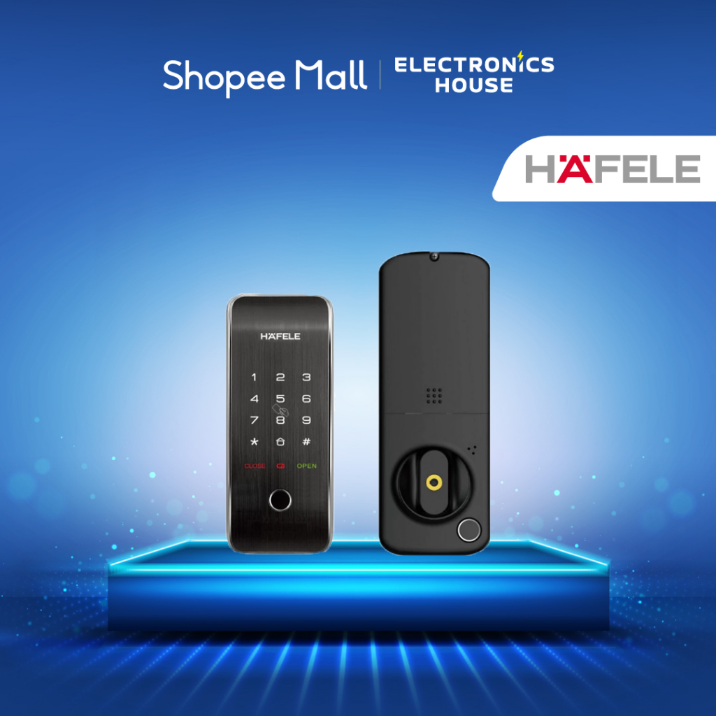 Hafele 5700, Gate Digital Lock. Color: Black, 200mmx83mm | Shopee Singapore