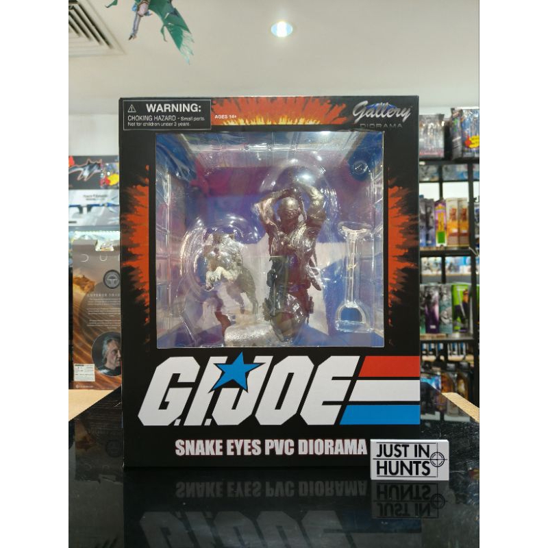 Diamond Select Toys Gallery Diorama GI Joe 10"Inch Snake Eyes & Timber ...