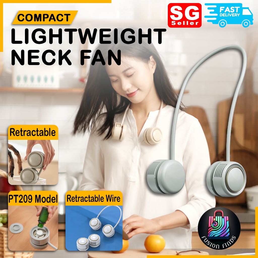 Bladeless Neck Fan | USB Charging Fan | Compact Neck Fan | Pocket Size ...