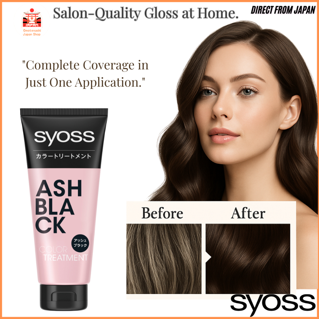 [Gray Hair Dye] Syoss Color Treatment 180g｜5 Shades｜Easy After-Shampoo ...
