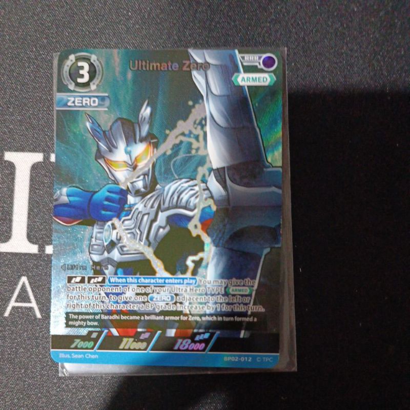 Ultraman Card Game English BP02-012 RRR Ultraman Zero | Shopee Singapore