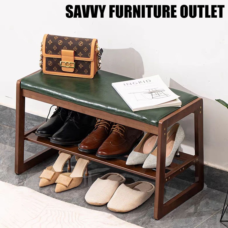 Entrance Bench Shoe Rack Outdoor Shoe Changing Bench With Cushion Seat ...