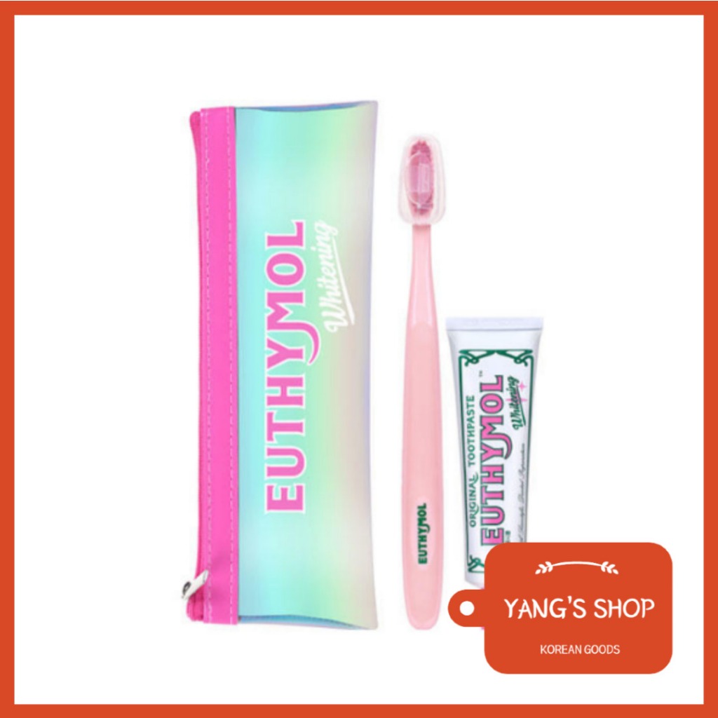 [Euthymol] Whitening Travel Kit (Toothbrush & Tooth Paste) | Shopee ...