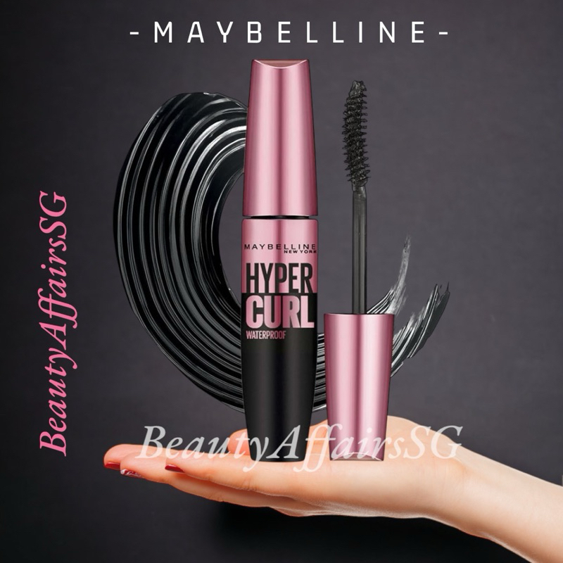 ⚜️ Maybelline ⚜️ Hypercurl Volume Express Mascara - Black | Shopee Singapore