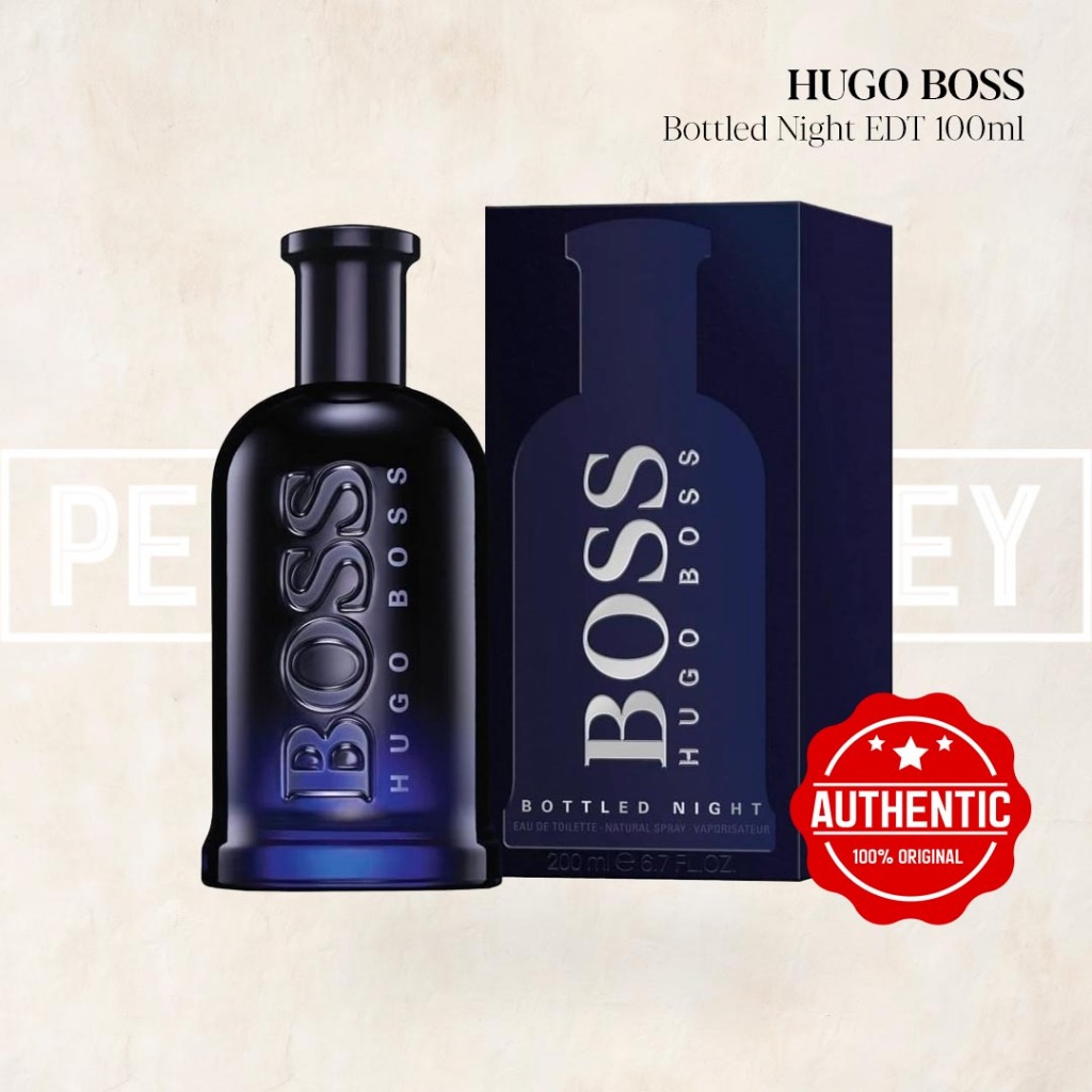 PERFUME ALLEY Hugo Boss Bottled Night EDT Shopee Singapore