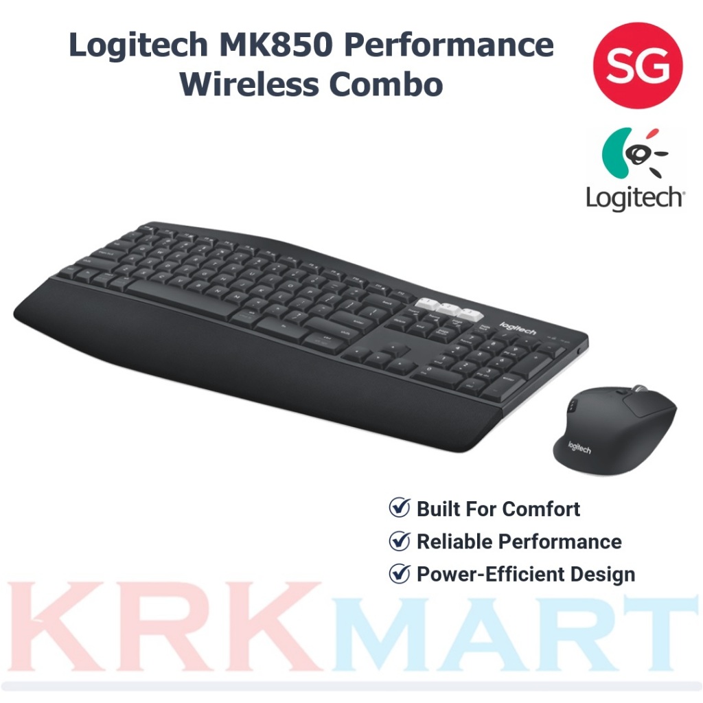 Logitech MK850 Performance Wireless Combo (1 Year Logitech Warranty ...