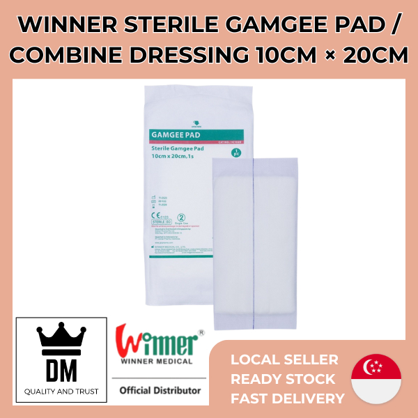 【SG Ready Stock】Winner Sterile Gamgee Pad / Combine Dressing 10cm × ...