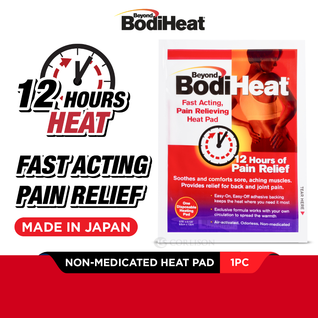 Beyond Bodiheat Heat Pack - 1s | Fast Acting Non-Medicated Heat Pad for ...