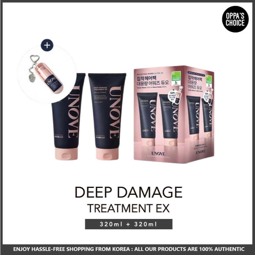 UNOVE DEEP DAMAGE TREATMENT EX 320ml + 320ml (TENDER BLOOM / WARM PETALS) | Shopee Singapore