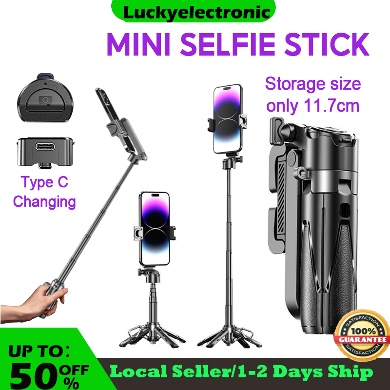 【SG Seller】Mini Selfie Stick Tripod Stand Phone Holder Bluetooth ...