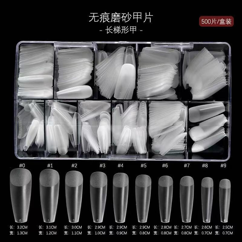 SG 100Pc Clear Press On Nail Fake Artificial Nail Tips Acrylic Gel Nail ...