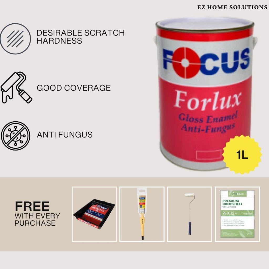 [FREE PAINTING KIT] Focus Forlux Paint: Superior Gloss Finish for ...