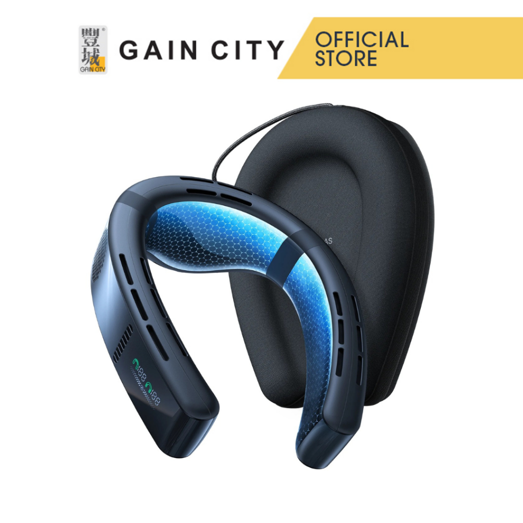 Wearable Neck Air Conditioner Coolify Cyber Black | Shopee Singapore