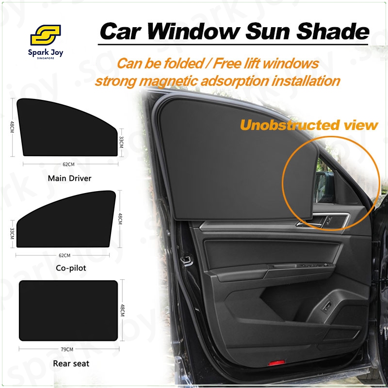 【SG】Car Windshield Sunshade Car Side Window Insulation Adsorption ...