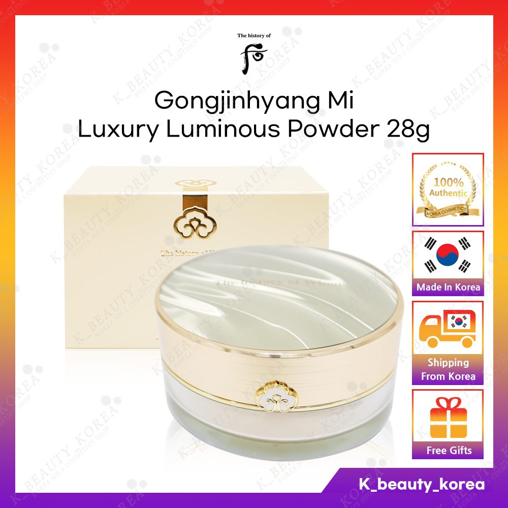 [The history of Whoo] Gongjinhyang Mi Luxury Luminous Powder 28g / Face ...