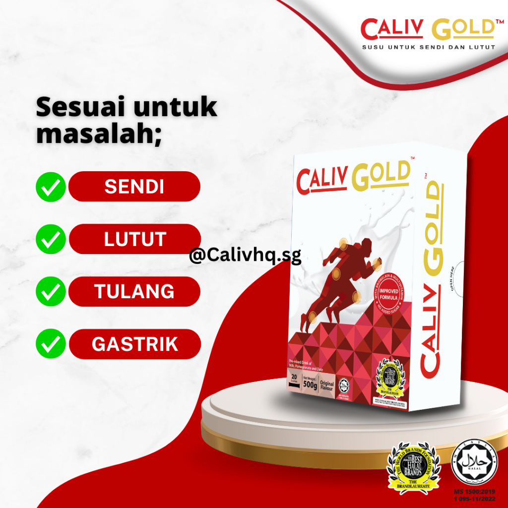 Caliv Gold Milk To Strengthen Knees, Joints And Bones, Help Gout ...