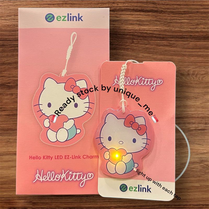 (🇸🇬Ready stock) LED hello kitty simplygo ezlink charm card | Shopee ...