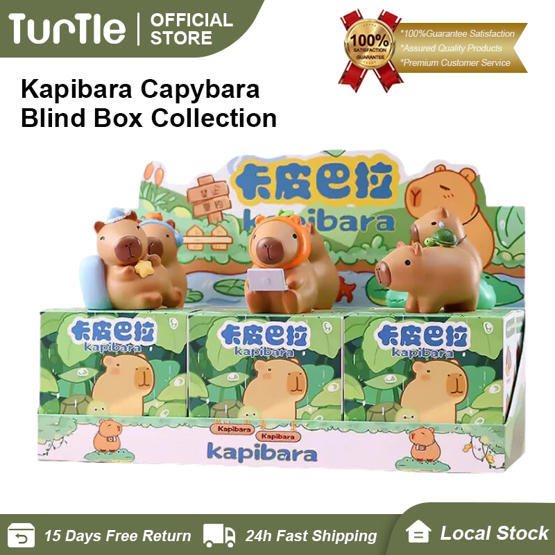 TURTLE Capybara Kapibara Series Mini Figures Blind Box Collection/blind ...