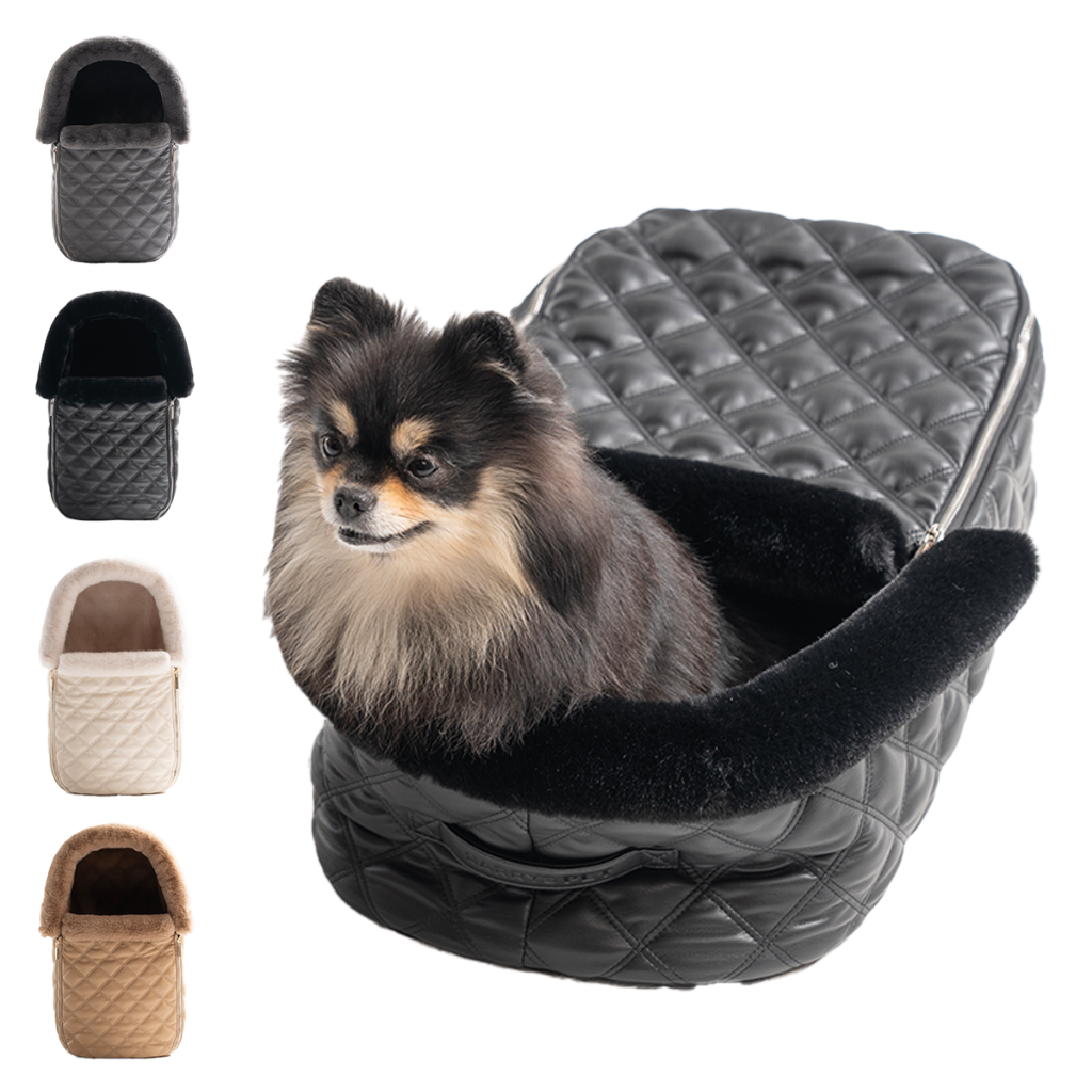 [Harryspet] Pet Bassinet, Dia - Caviar Black (Pet stroller inner cozy ...