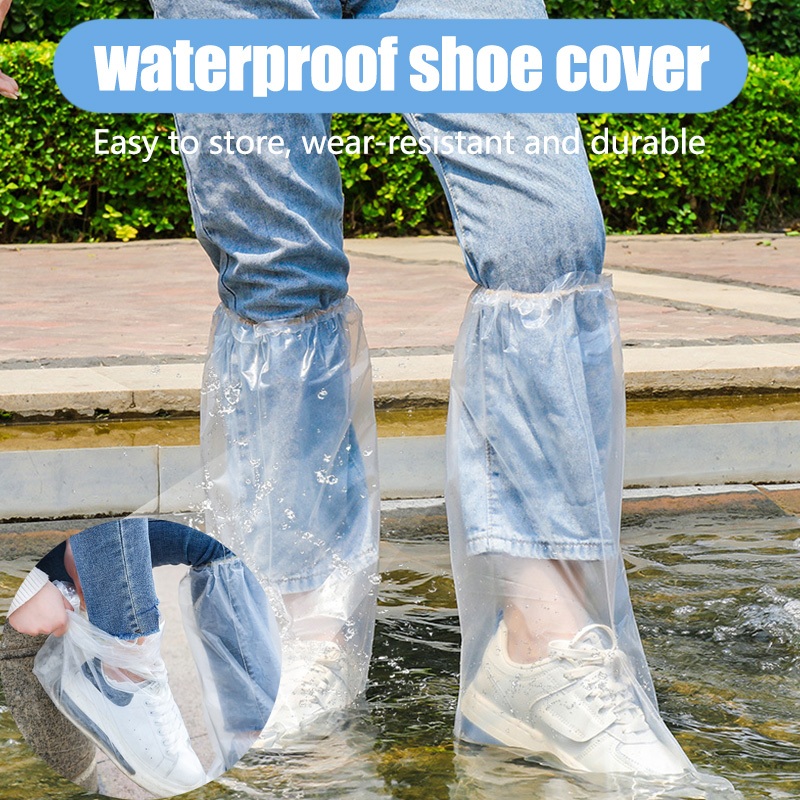 [🇸🇬SG Stock]Disposable rain shoes shoe covers rainy day waterproof non ...