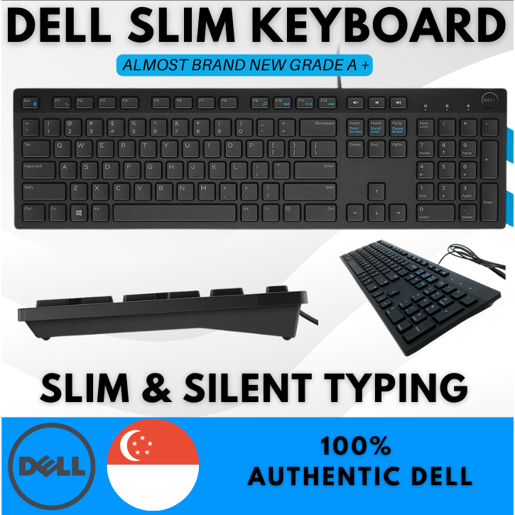 Dell Keyboard KB216 Wired Keyboard Dell USB Keyboard Full Size Keyboard ...
