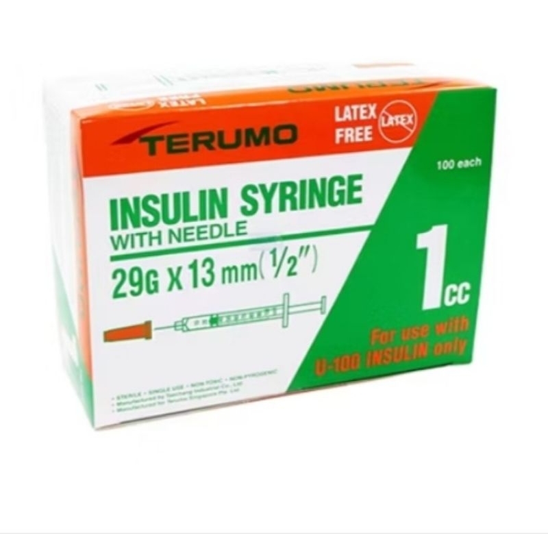 Terumo 29g Insulin Syringe 13mm 1cc | Shopee Singapore