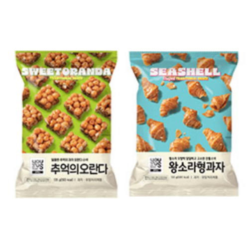 [GS25 Yours] Oranda 135g/ SHELL SHAPED SNACK 150g 추억의 오란다/ 왕소라형과자 ...