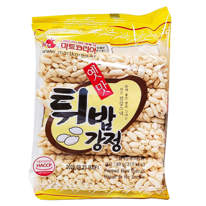 [Mart Korea] Puffed Rice Snack 70g /마트 코리아 튀밥 강정 70g | Shopee Singapore