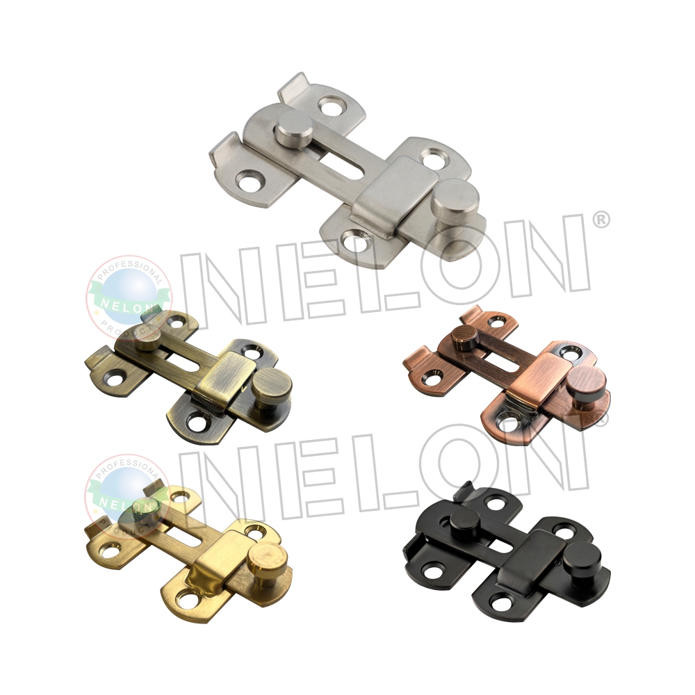 NELON Bifold Latch with Slot (75mm & 100mm) Door Latch Stainless Steel ...