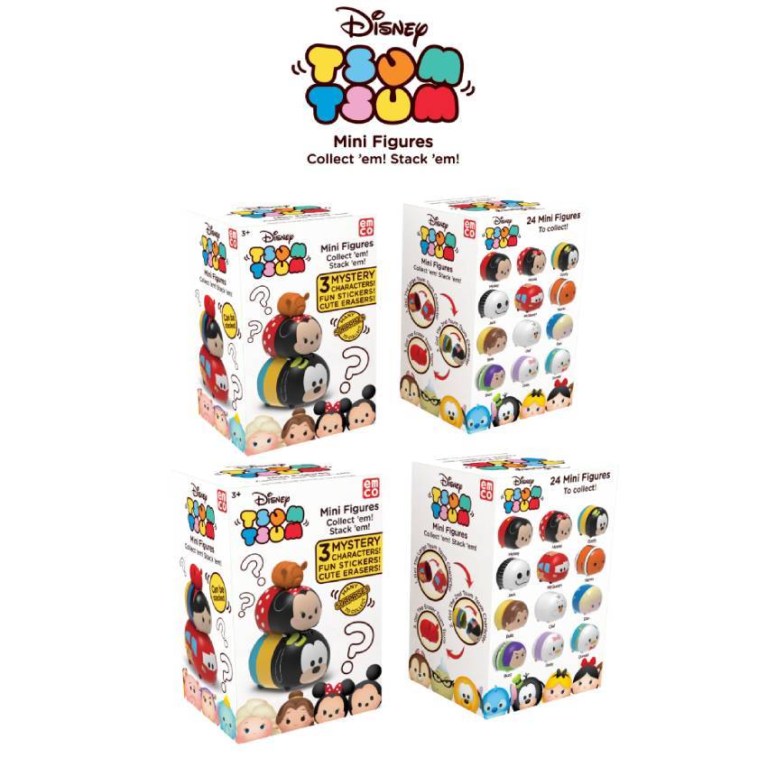 Emco Disney Tsum Tsum Mini Figures Capsule Blind Box - Assorted ...