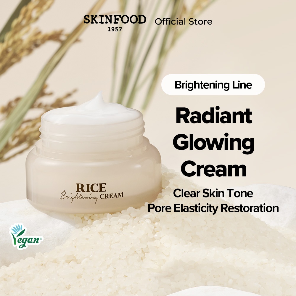 [SKINFOOD Official] Rice Brightening Cream 60ml / Radiant glow / Skin ...