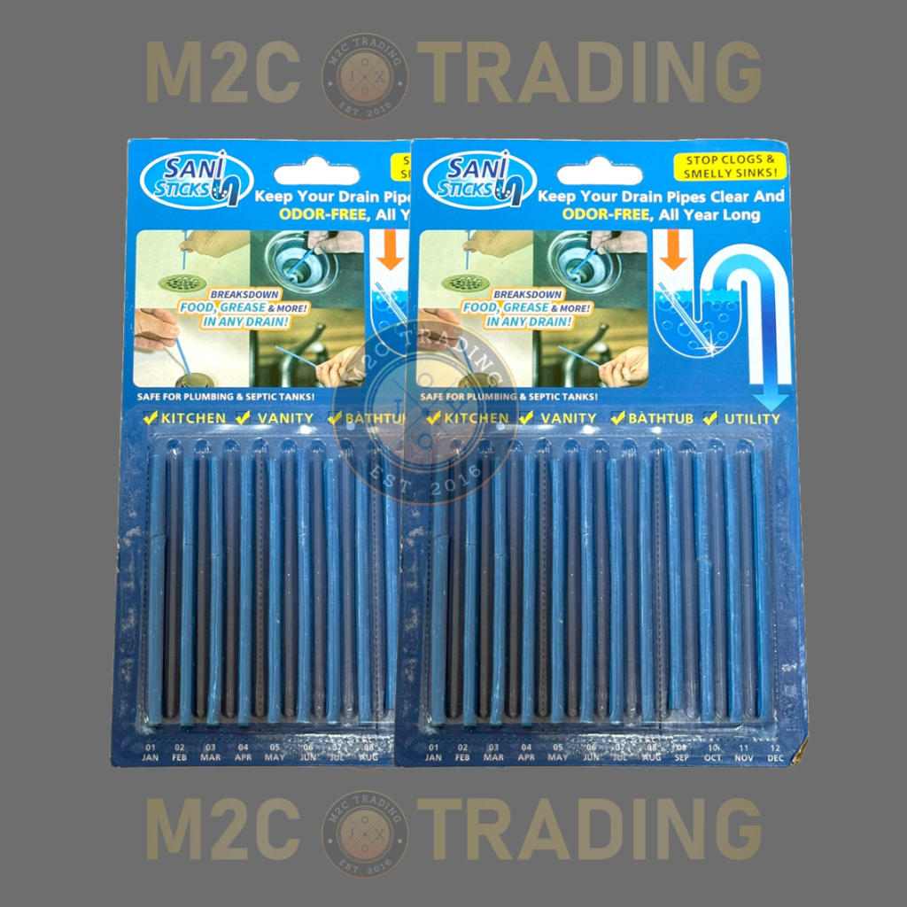 SANI STICKS | Pipes & Drains cleaning stick | Cleaner | 12 sticks ...