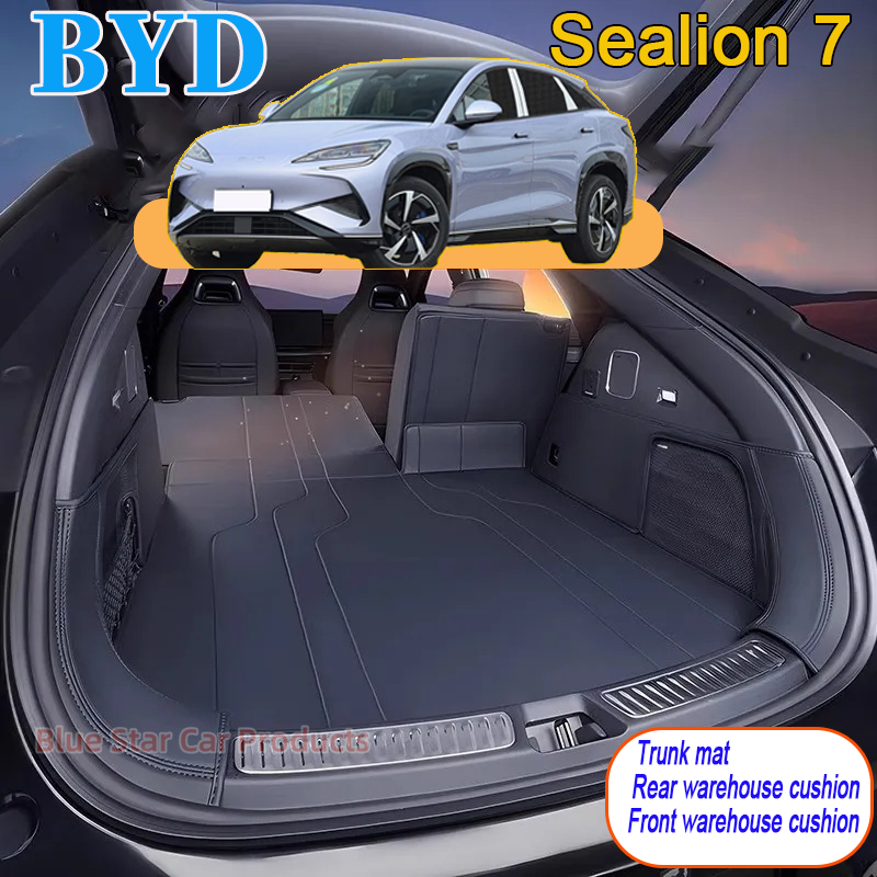 BYD Sealion 7 car interior modification, fully enclosed trunk mat ...