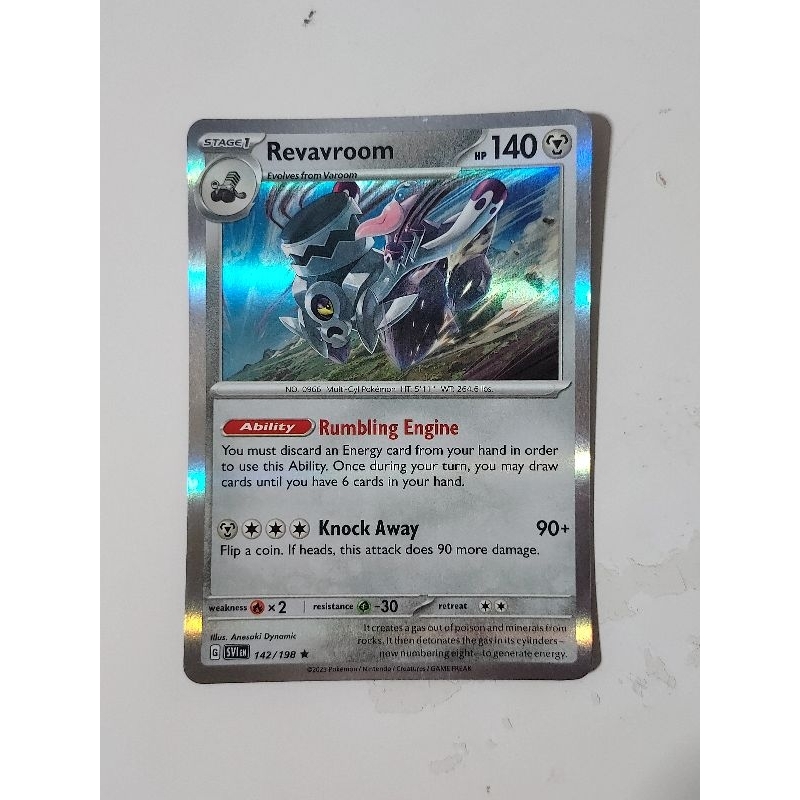 Pokemon revavroom scarlet and violet card | Shopee Singapore