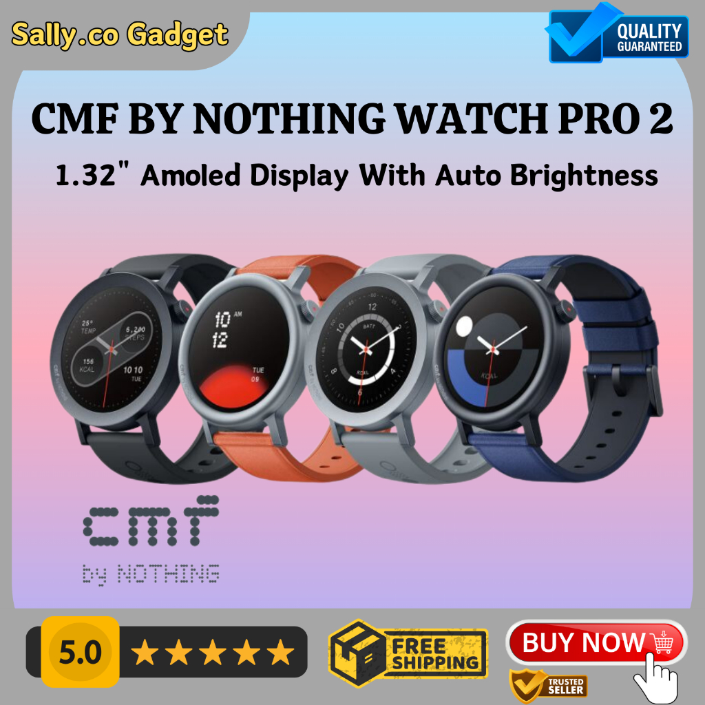 CMF Watch Pro 2 Smartwatch IP68 Waterproof Fitness Tracker with Heart ...
