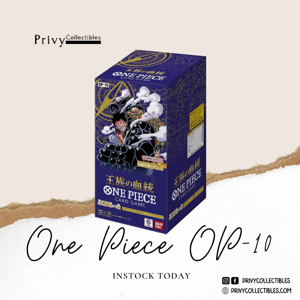 One Piece OP10 Booster Box OP-10 (Royal Blood) | Shopee Singapore