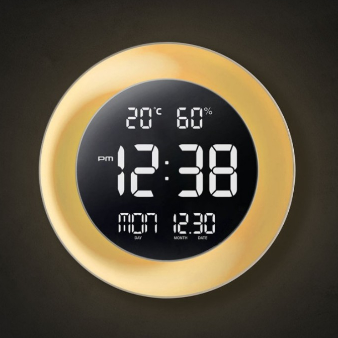 ORIENT OWC Midnight Mood Light Clock Digital LED Mood Light Wall Table ...