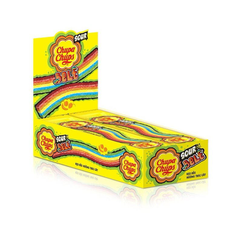 Chupa Chups Sour Belt Box Candy 24pcs | Shopee Singapore