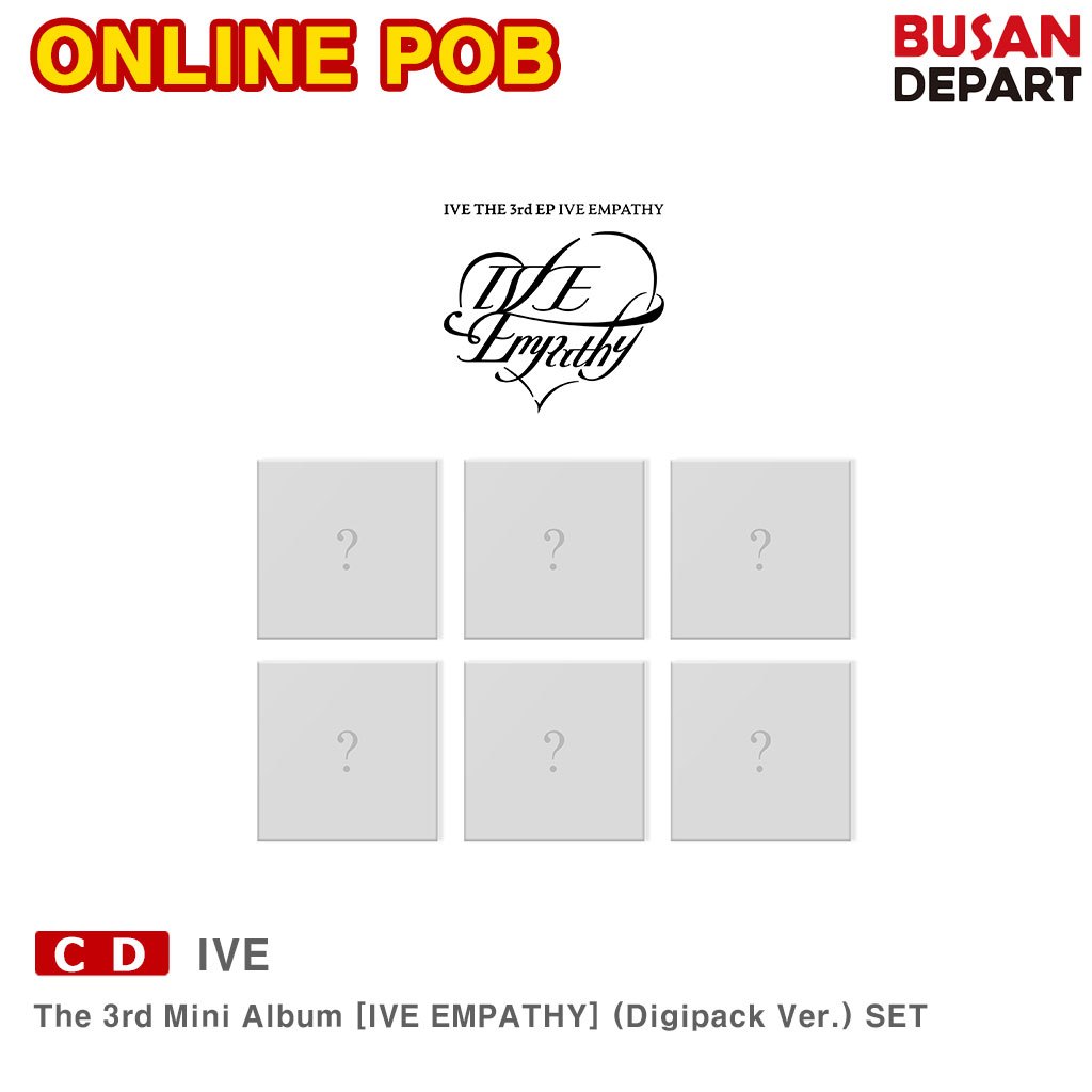 [ONLINE POB]IVE The 3rd Mini Album [IVE EMPATHY] (Digipack Ver.) SET | Shopee Singapore