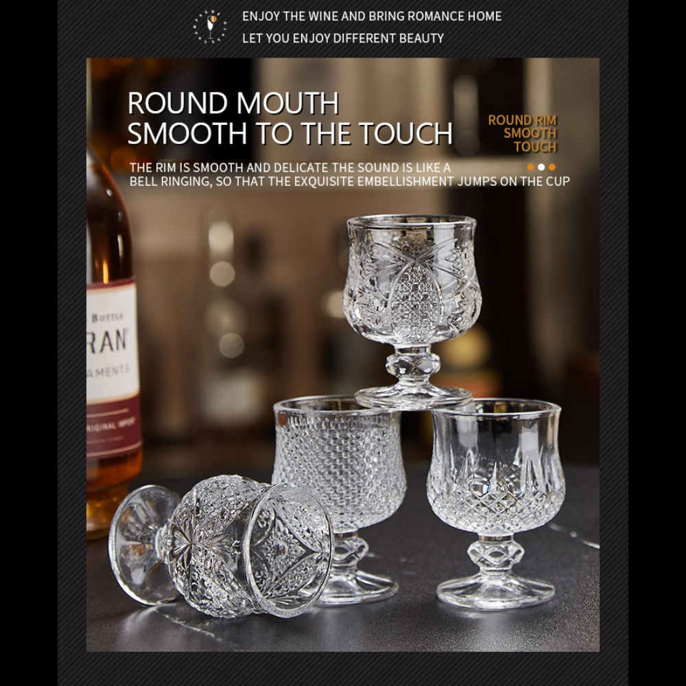 Luxury Glass Goblet Diamond Red Wine Cognac Cup Wine Glass Champagne ...