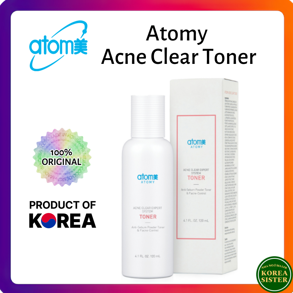 [Atomy] Acne Clear Toner 120ml / Korea / acne / 100%original | Shopee ...