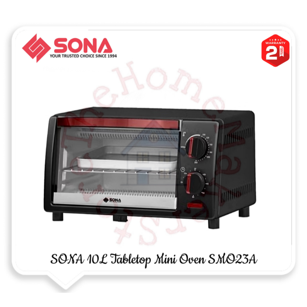 Sona 10L Mini Toaster Oven SMO23A | SMO 23A (2 Years Electrical Parts ...