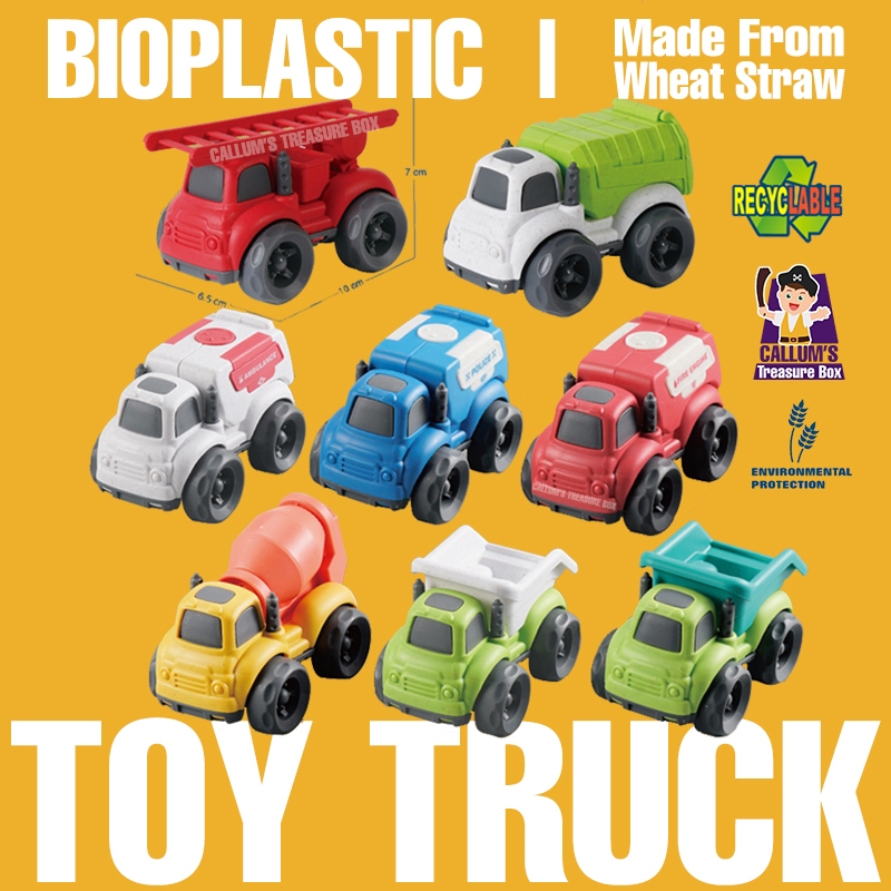 🇸🇬Bioplastic Vehicle Toy–Eco-Friendly Gift for Babies & Toddlers ...