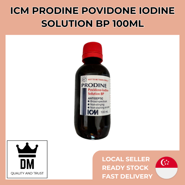 【SG Ready Stock】ICM Prodine Povidone Iodine Solution BP 100ml/ 120ml ...